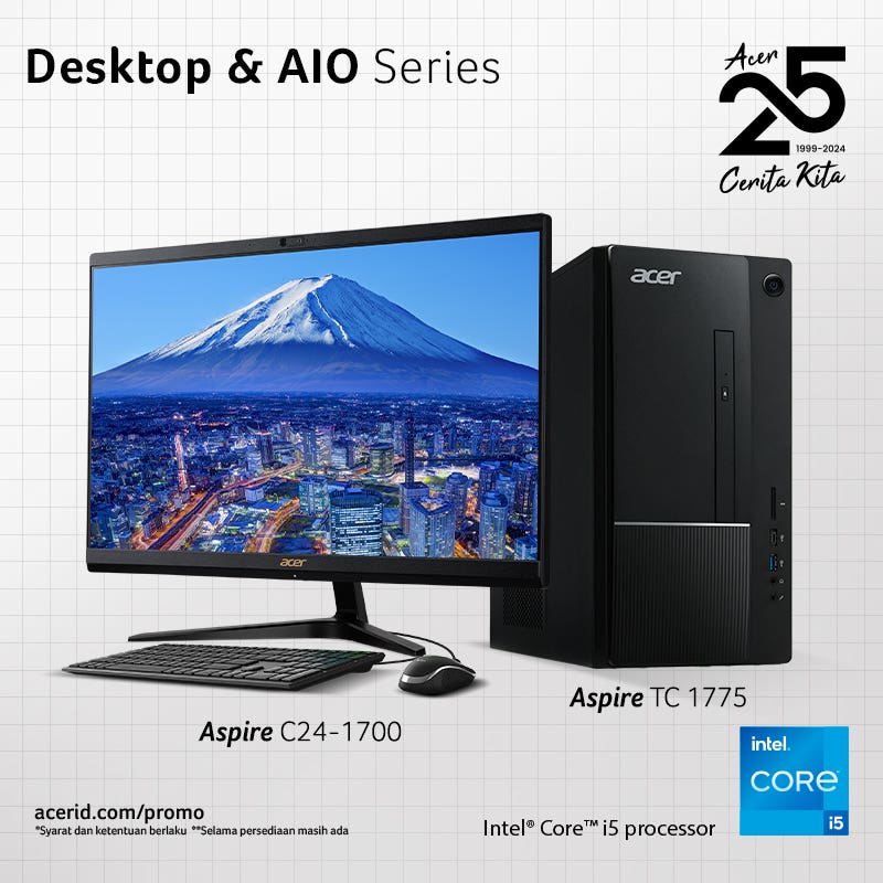 Jual Acer Desktop Terbaik | Acer Official Store Indonesia