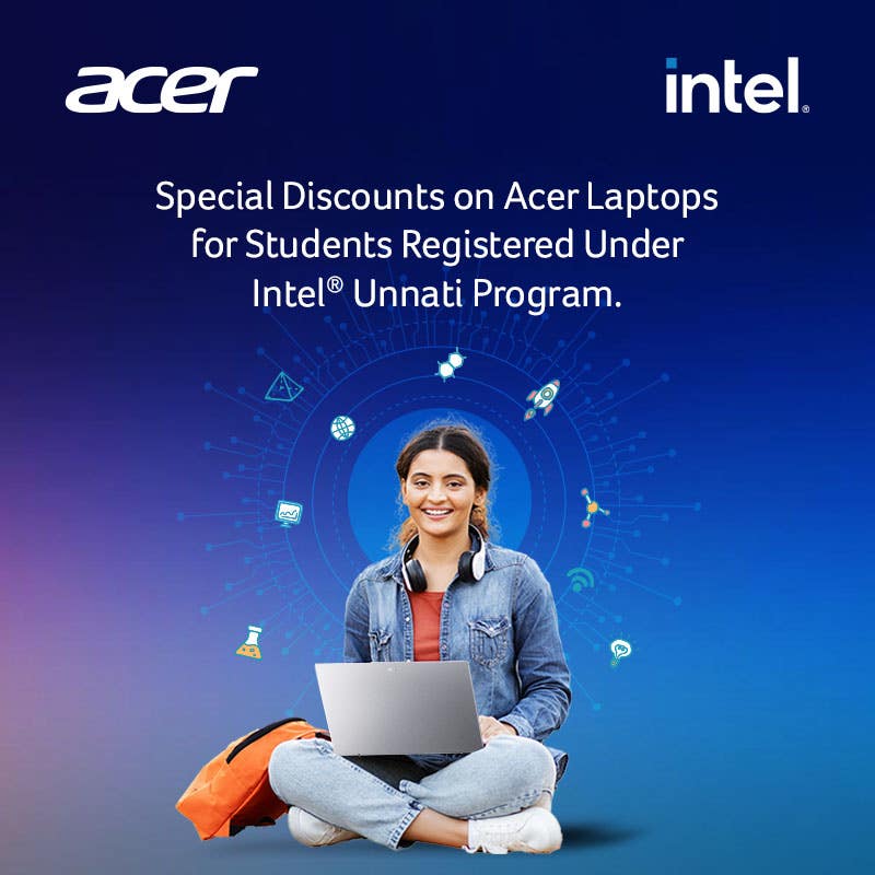 Intel® Unnati - Offers | Acer India Official Store