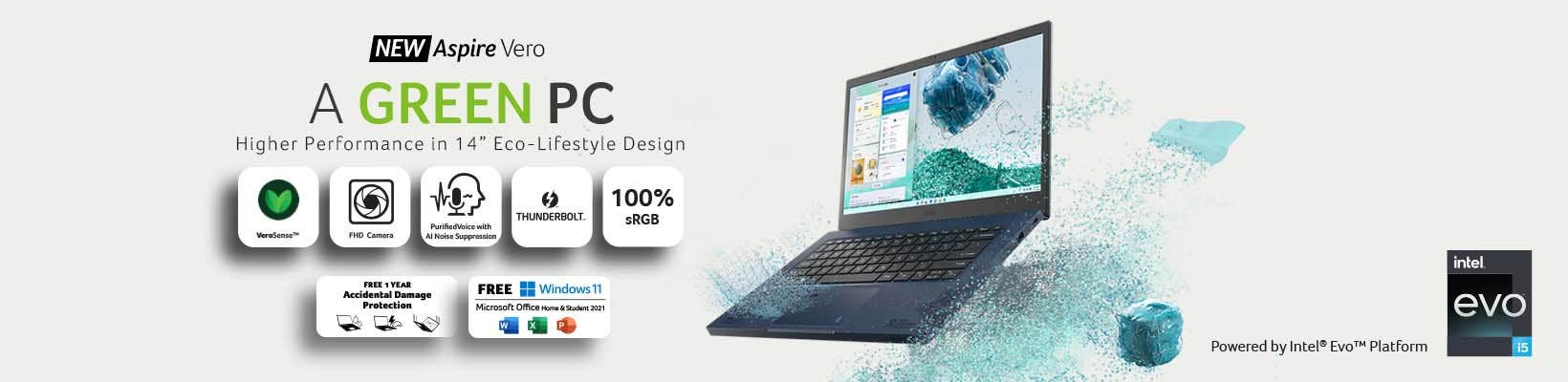Aspire Vero - Jual Laptop Acer Terbaik | Acer Official Store Indonesia