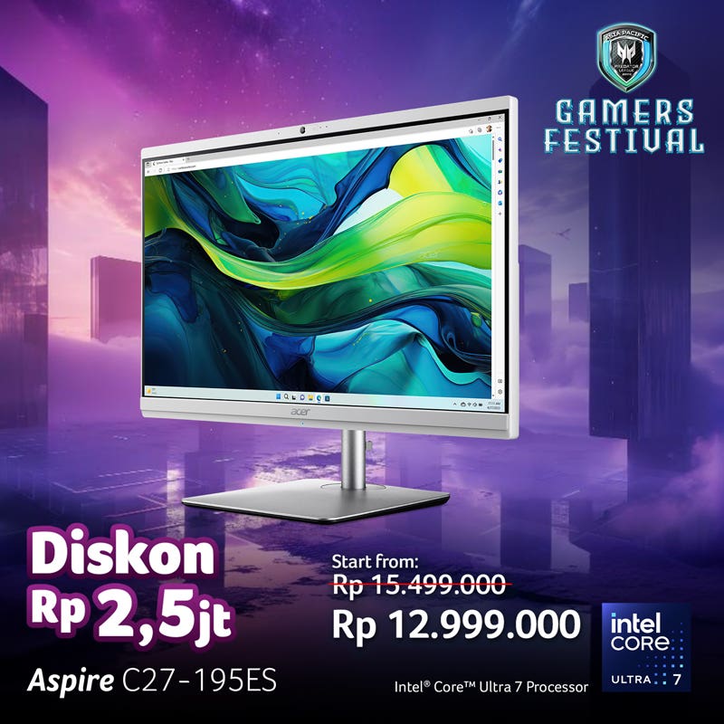 Jual Acer Desktop Terbaik | Acer Official Store Indonesia