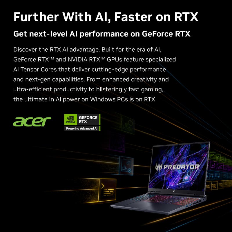 NVIDIA® GeForce RTX™ 40 Series Laptop - Laptops | Acer Singapore ...
