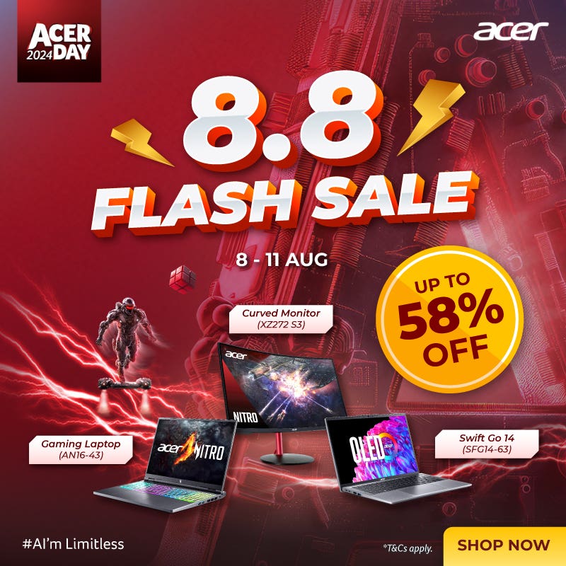 Acer Singapore Official Store | Laptops, Desktops, Monitors and more!