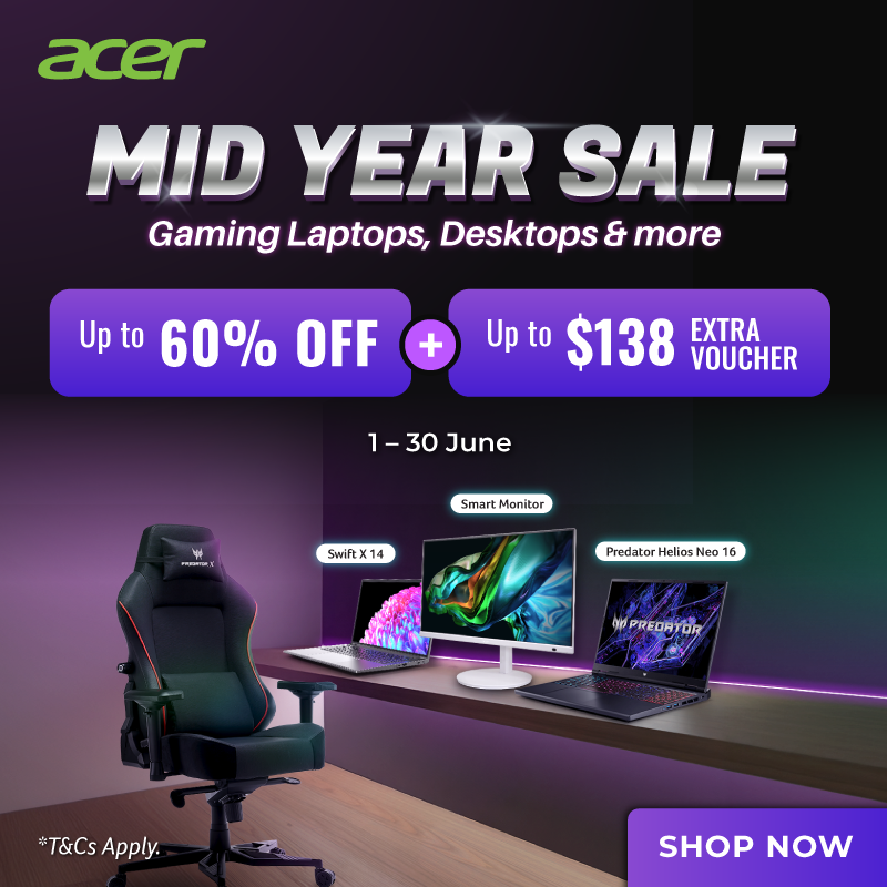 Acer Singapore Official Store | Laptops, Desktops, Monitors and more!