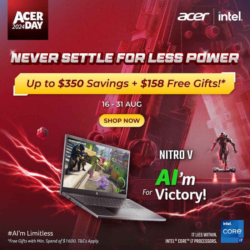 Acer Singapore Official Store | Laptops, Desktops, Monitors and more!