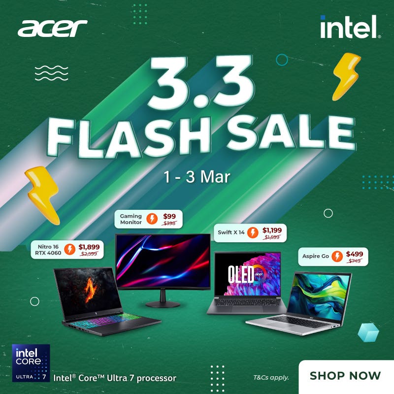 Acer Singapore Official Store | Laptops, Desktops, Monitors and more!