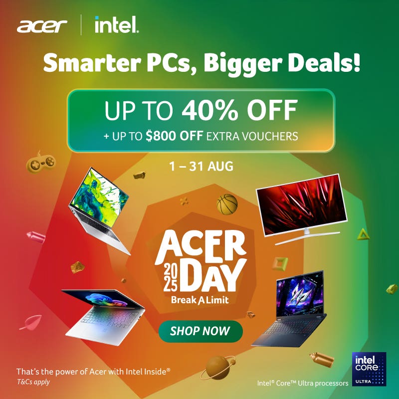 Acer Singapore Official Store | Laptops, Desktops, Monitors and more!