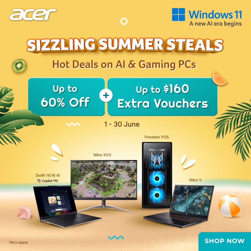 Acer Singapore Official Store | Laptops, Desktops, Monitors and more!