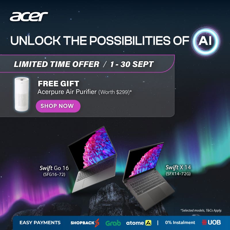 Acer Singapore Official Store | Laptops, Desktops, Monitors and more!
