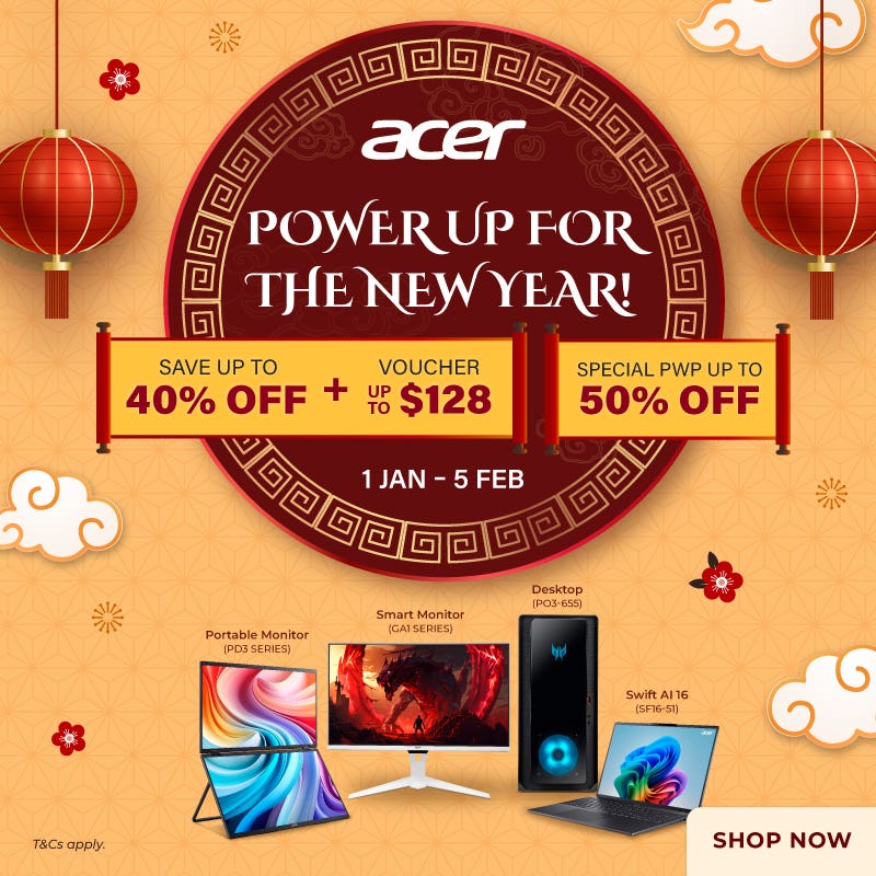 Acer Singapore Official Store | Laptops, Desktops, Monitors and more!