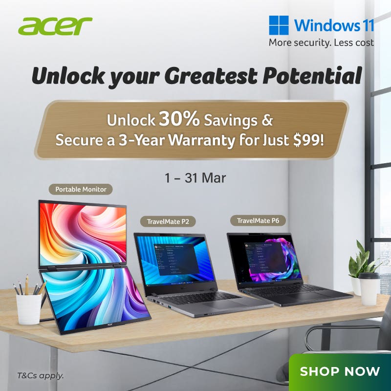 Acer Singapore Official Store | Laptops, Desktops, Monitors and more!
